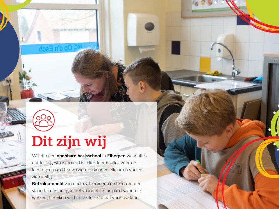 Dit zijn wij - IKC Op d'n Esch